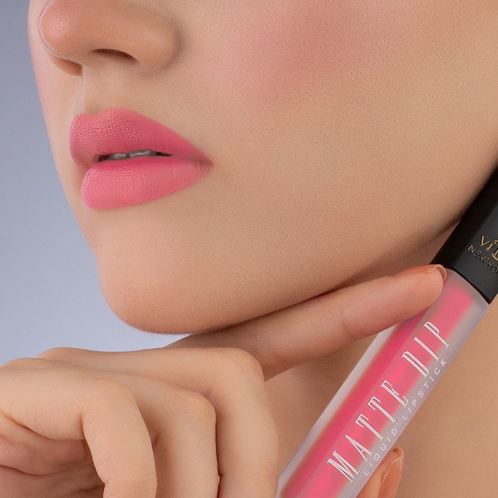 Buy Vi'da New York Matte Dip Liquid Lipstick, 258, Pink Euphoria, 3ml ...