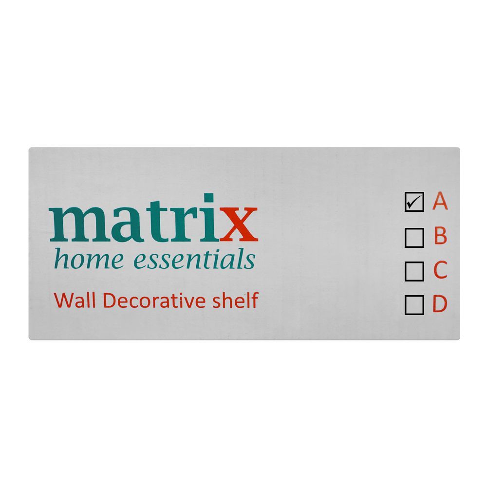 Purchase Matrix Metal Wall Mounted Storage, Shelf-A, 30 x 15 cm Online ...