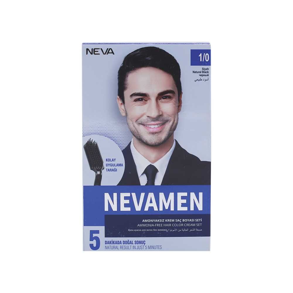 Order Neva Men Hair Color, 80ml, No. 1 Set Online at Special Price in ...