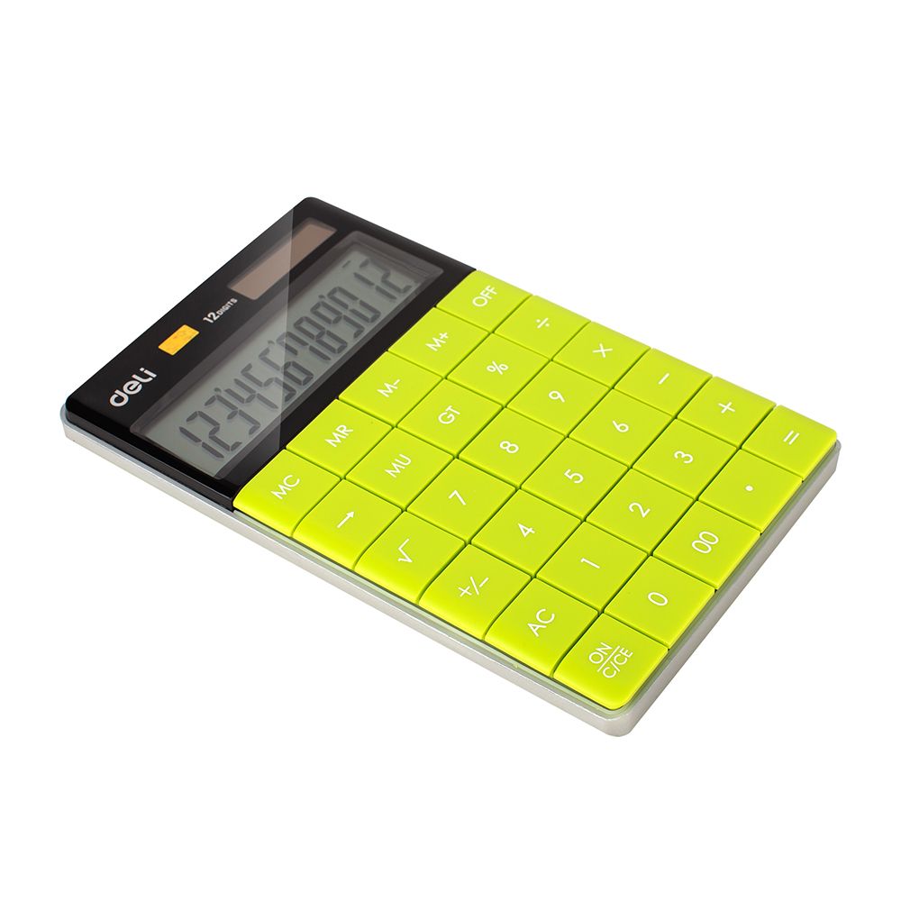 Order Deli Touch Series Acrylic Keys 12-Digits Desktop Calculator, Green, E1589 Online at ...