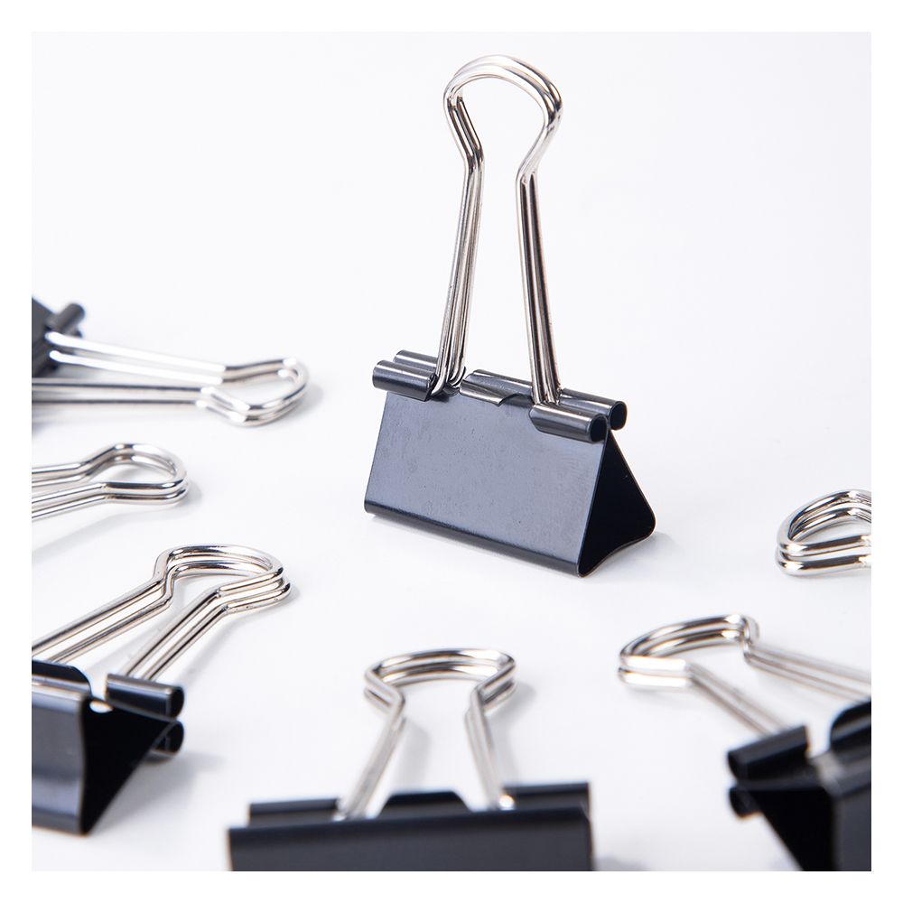 Buy Deli 32mm Binder Clip Box, Black, E38563 Online at Special Price in ...