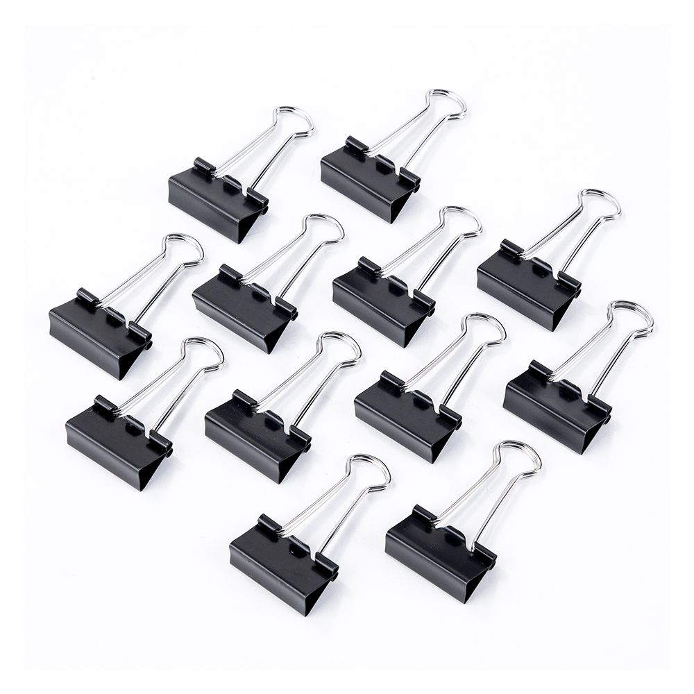 Buy Deli 25mm Binder Clip Box, Black, E38564 Online at Special Price in ...