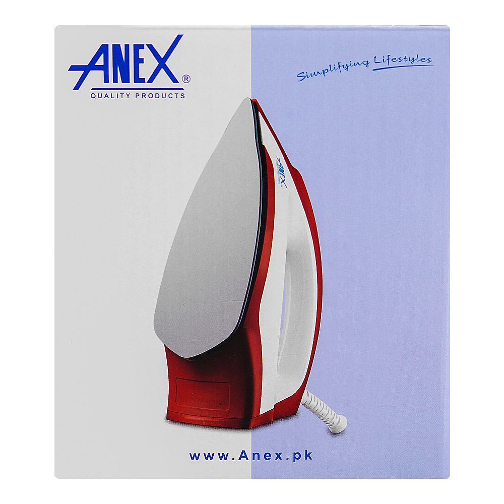 Order Anex Smart Dry Iron, 1100-1300W, Blue & White, AG-2074 Online at ...
