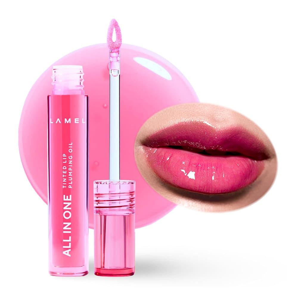 Order LAMEL All in One Lip Tinted Plumping Oil, 402 Pink Sparkle Online ...