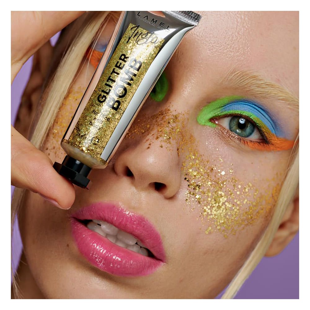 Order LAMEL Liquid Glitter For Face and Body INSTA Glitter Bomb, 20ml ...