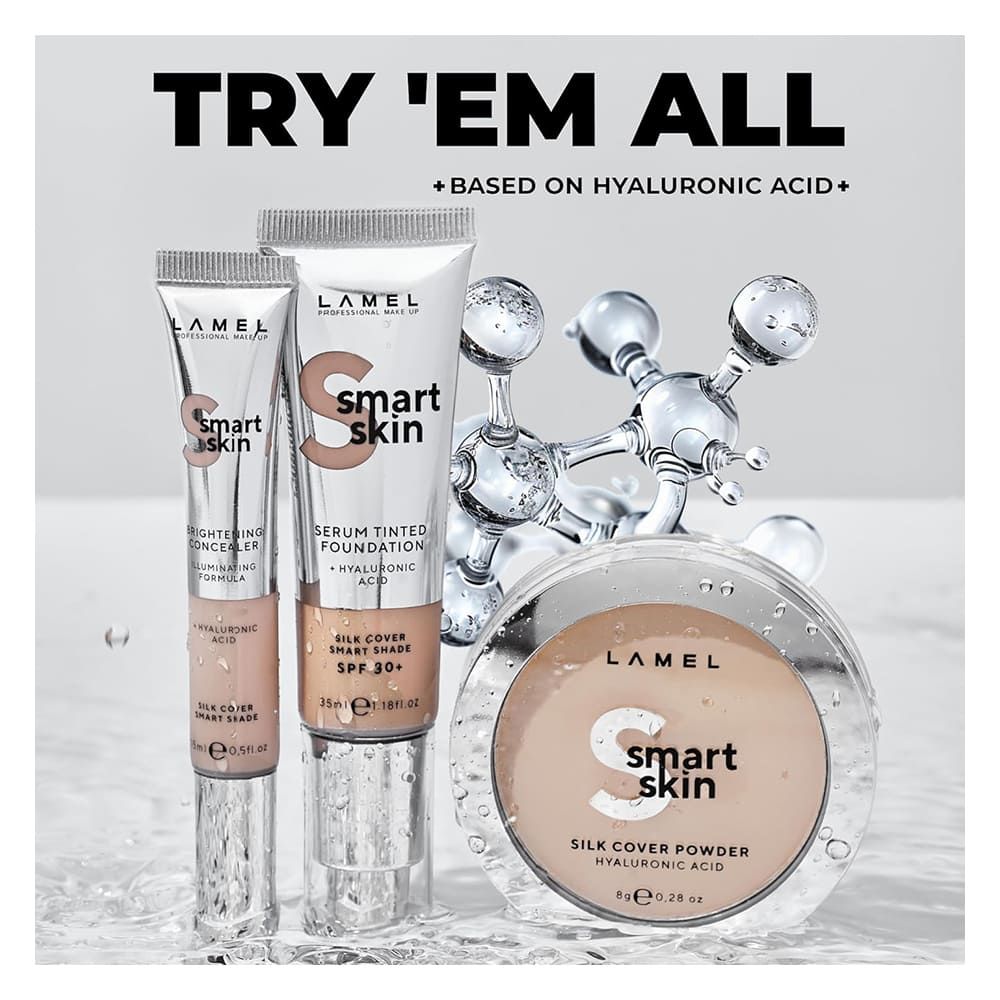 Purchase LAMEL Smart Skin Serum Tinted Foundation With Hyaluronic Acid ...