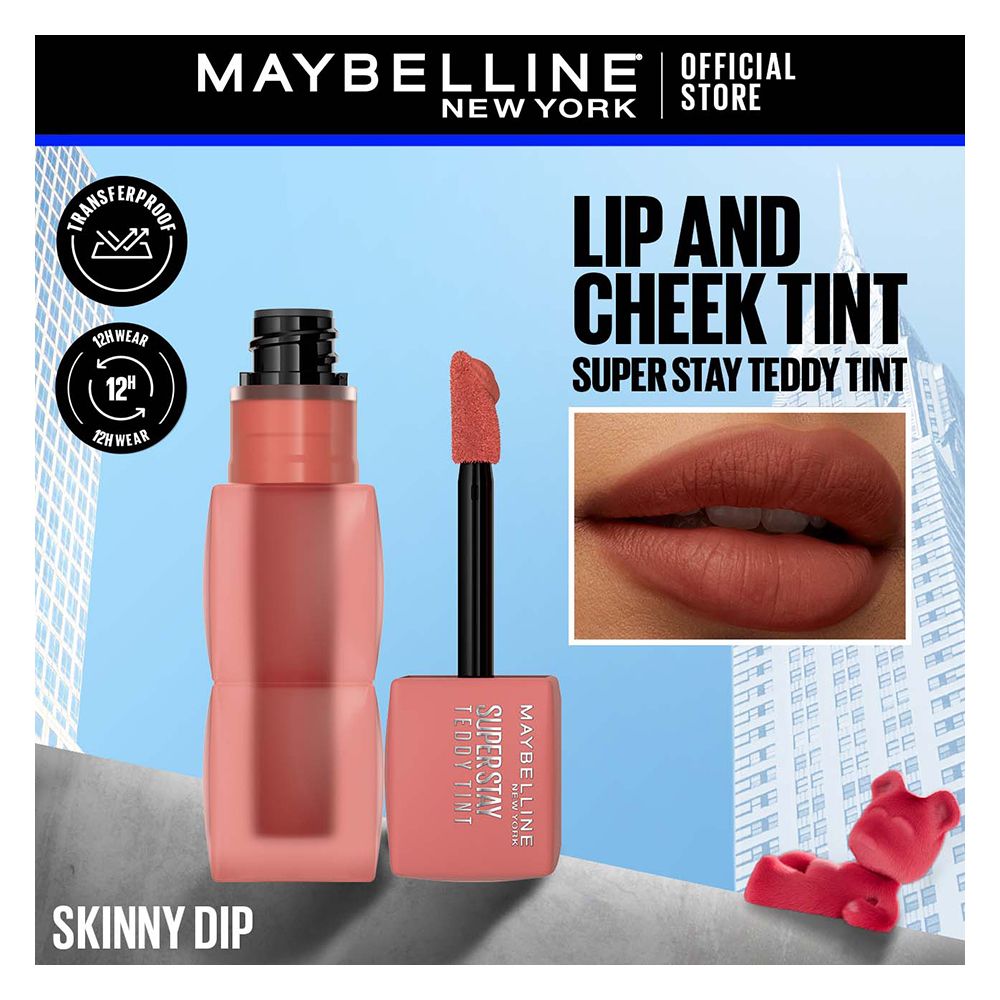 Order Maybelline New York Superstay Teddy Tint, Lip and Cheek Color ...