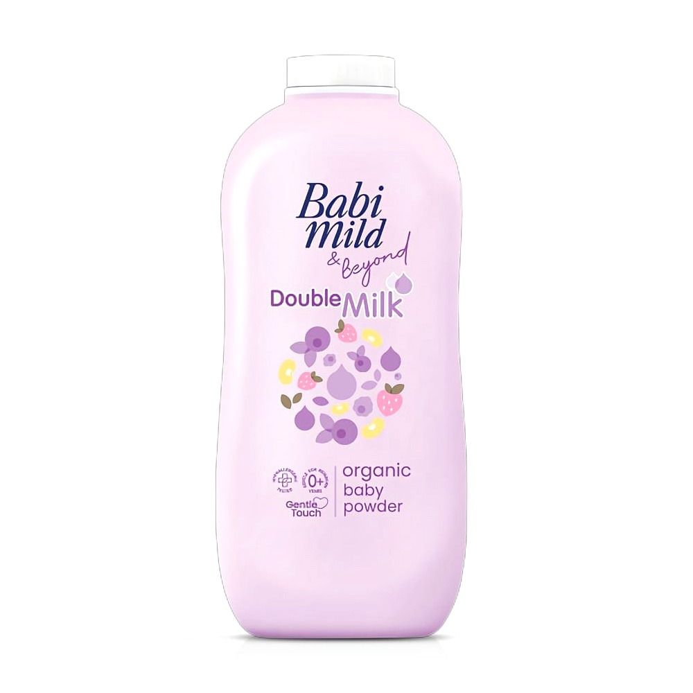 Purchase Babi Mild Double Milk Organic Baby Powder, Gentle For Newborn ...
