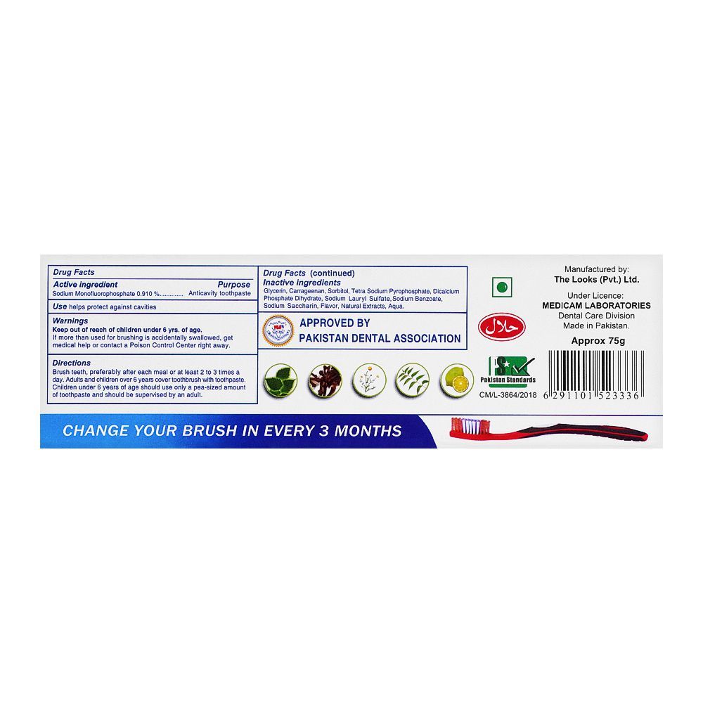 Order Medicam Herbal Freshness Toothpaste, 75g + FREE Toothbrush Online ...