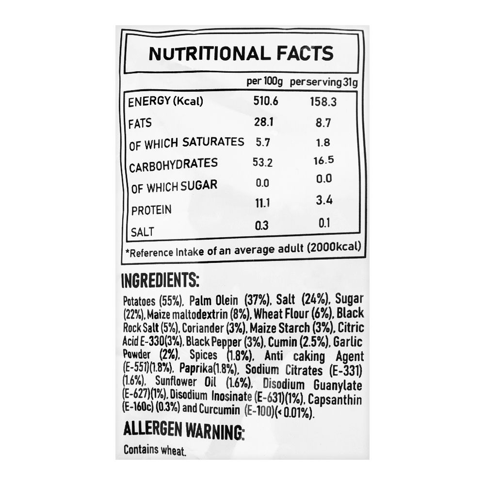 Buy Super Crisp Masala Crinkled Potato Chips, 32g Online at Special ...