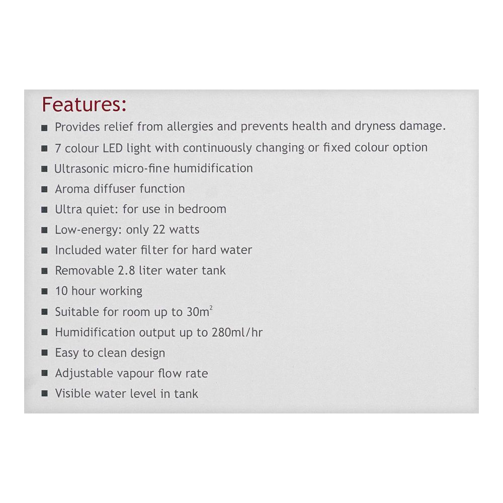 Buy Certeza Air Humidifier, HF-507 Online at Best Price in Pakistan ...