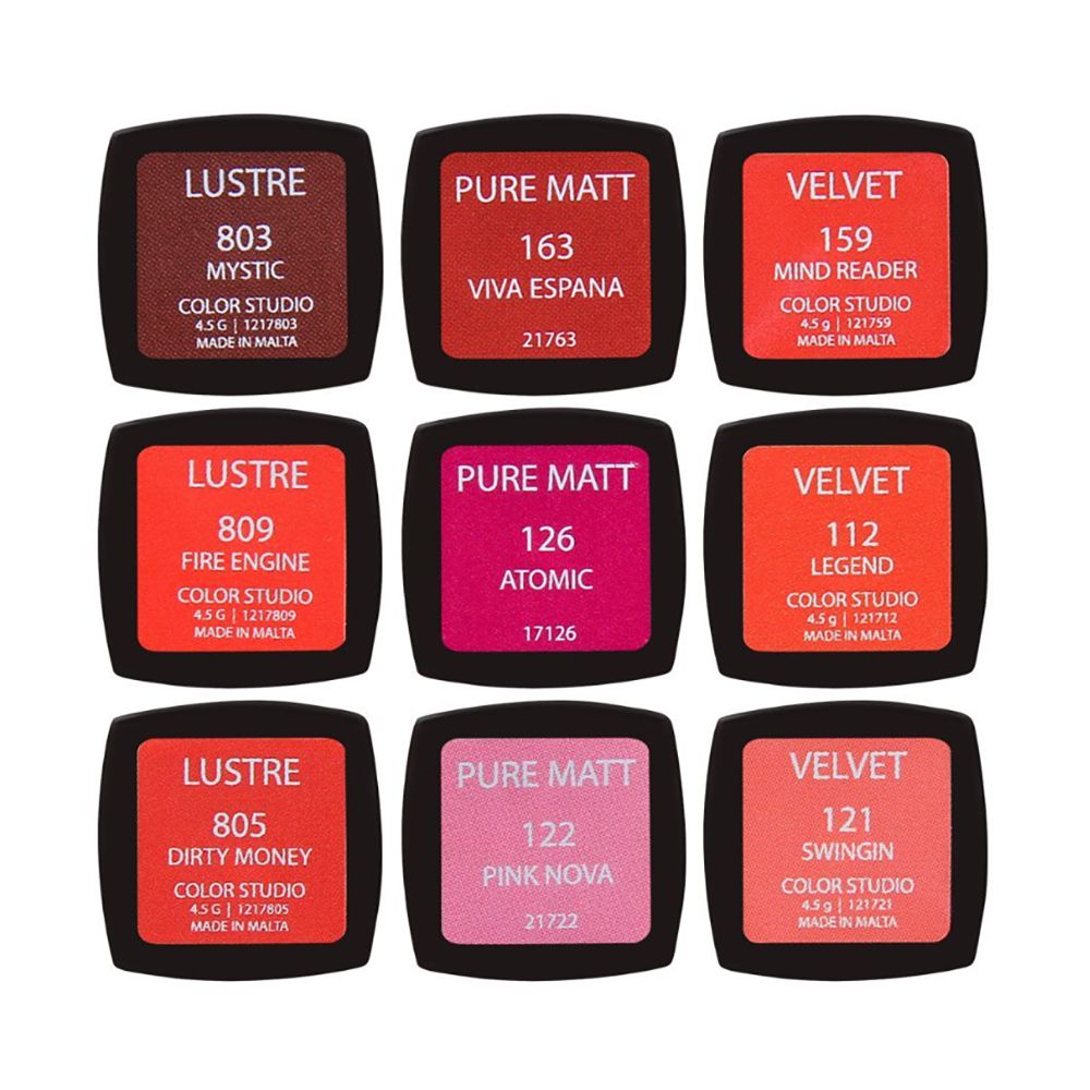 Color Studio Lipstick Gift Set, 9-Pack - Naheed.pk