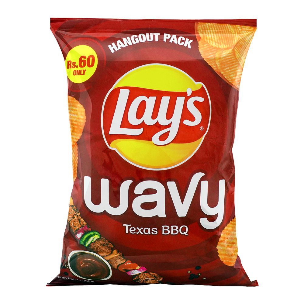 Purchase Lay's Wavy BBQ Potato Chips 64g Online at Best Price in ...