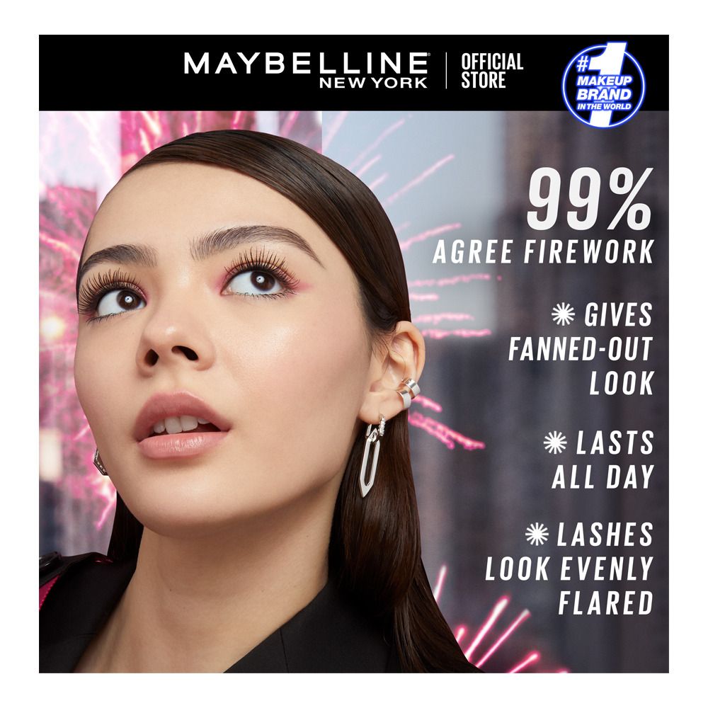 Maybelline New York Lash Sensational Firework Waterproof Mascara - A ...