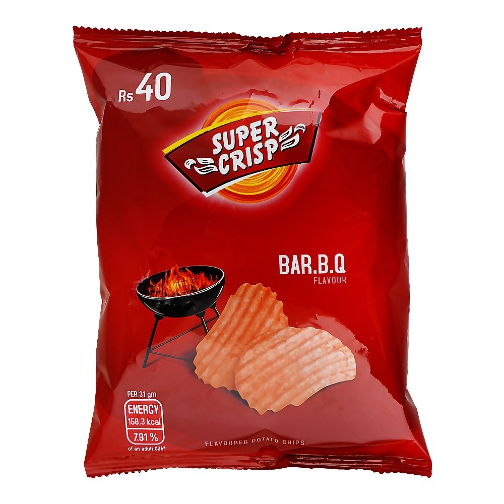 Order Super Crisp BBQ Crinkled Potato Chips, 33g Online at Best Price ...