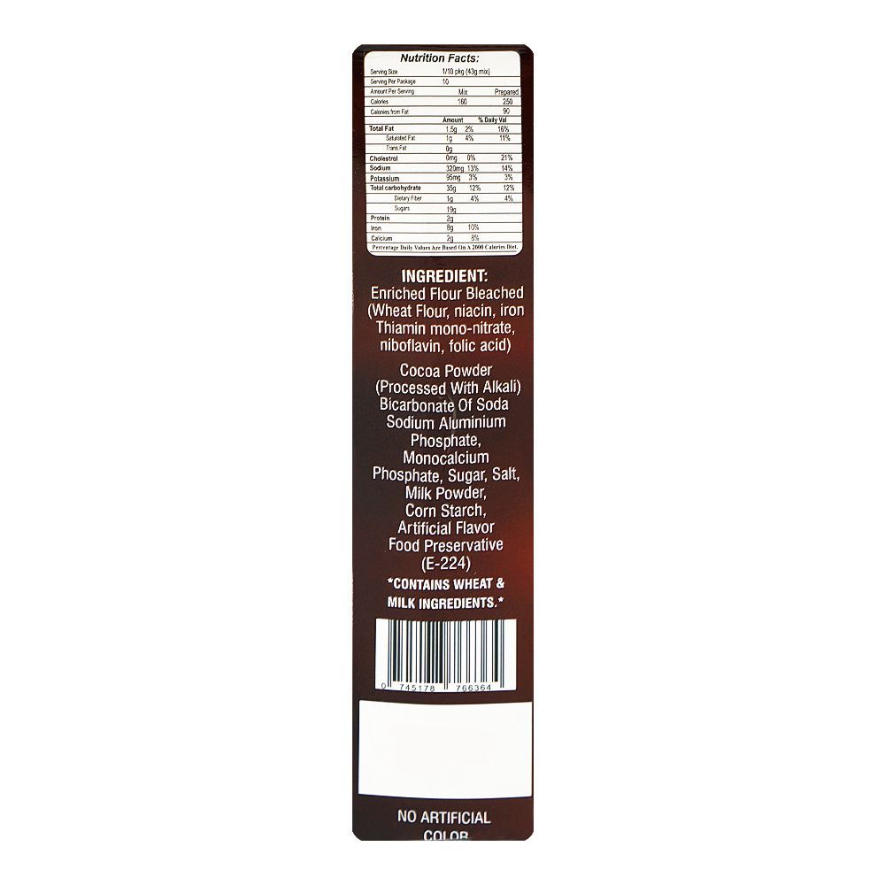 Buy Bakea Dark Chocolate Cake Mix, 430g Online at Special Price in ...