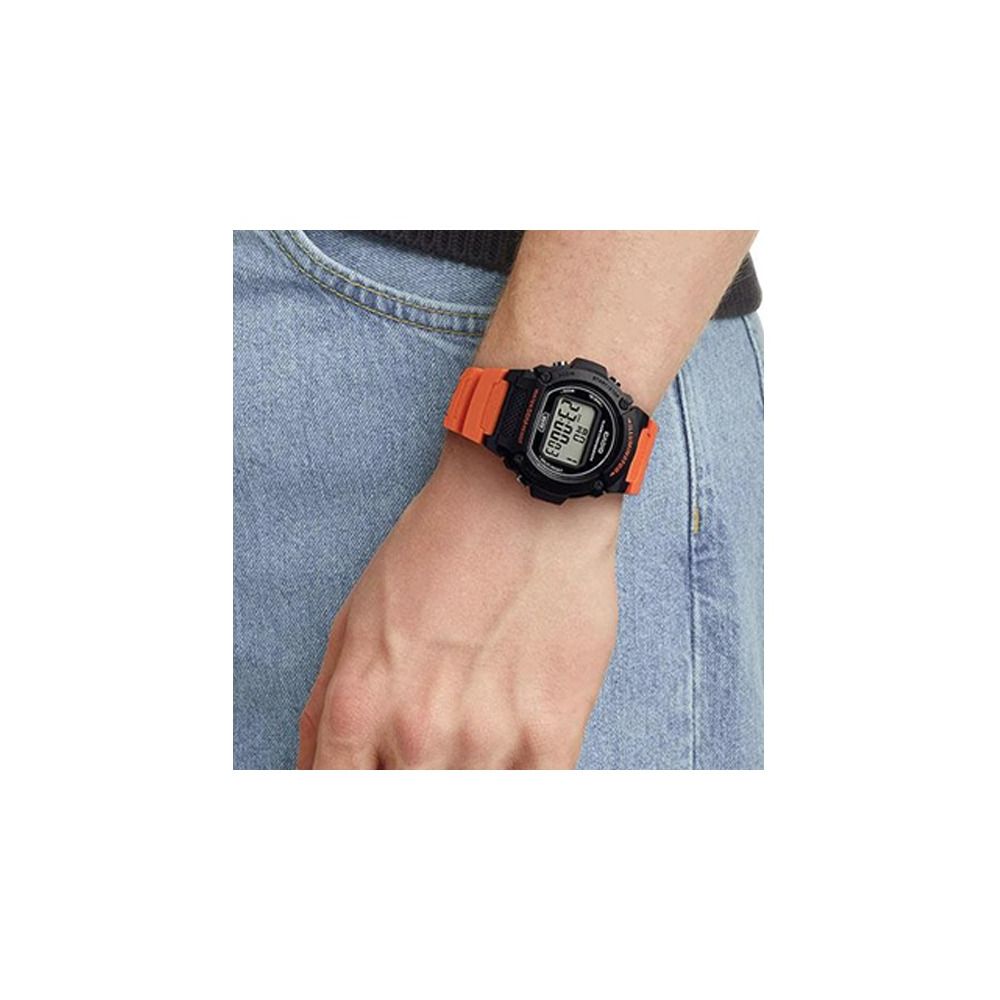 Casio Men's Digital Wrist Watch With Resin Strap, 50-Meter Water ...