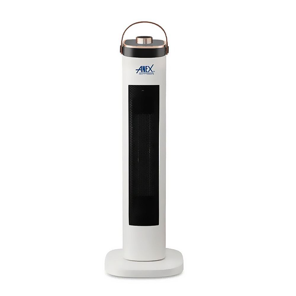 Anex Deluxe Fan Heater, 2000W, 220-240V, White, AG-5016