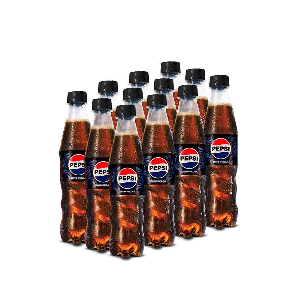 Order Pepsi Black, Bold Taste No Calories, Pet Bottle, 345ml, 12 Pieces ...