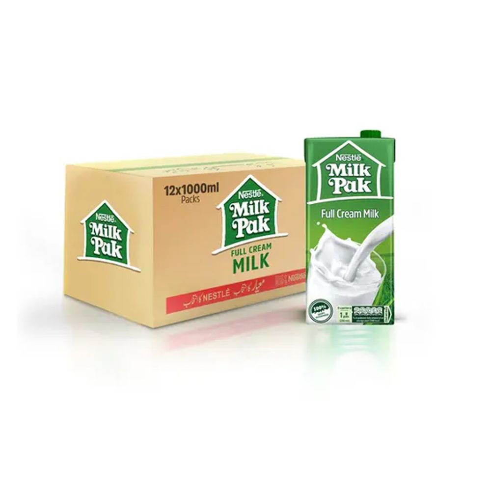 Buy Nestle Milkpak Milk 1000ml, 12 Piece Carton Online in Karachi at ...
