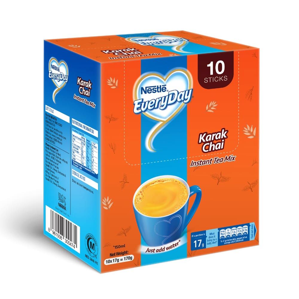 Buy Nestle Every Day 3-In-1 Karak Chai, 17g Each, 10-Pack Online at Best Price in Pakistan ...