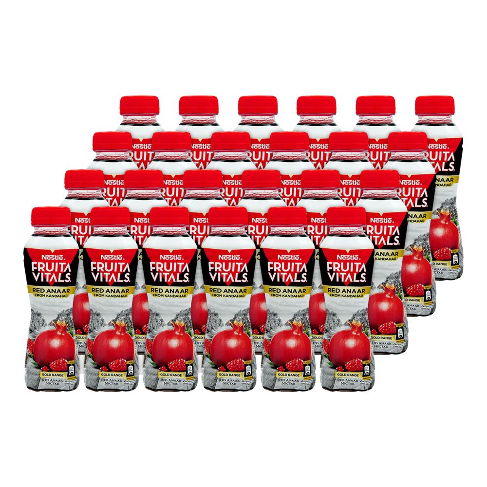 Nestle Fruita Vitals Kandahari Red Anaar Nectar Juice, 230ml Each, 24-Pack