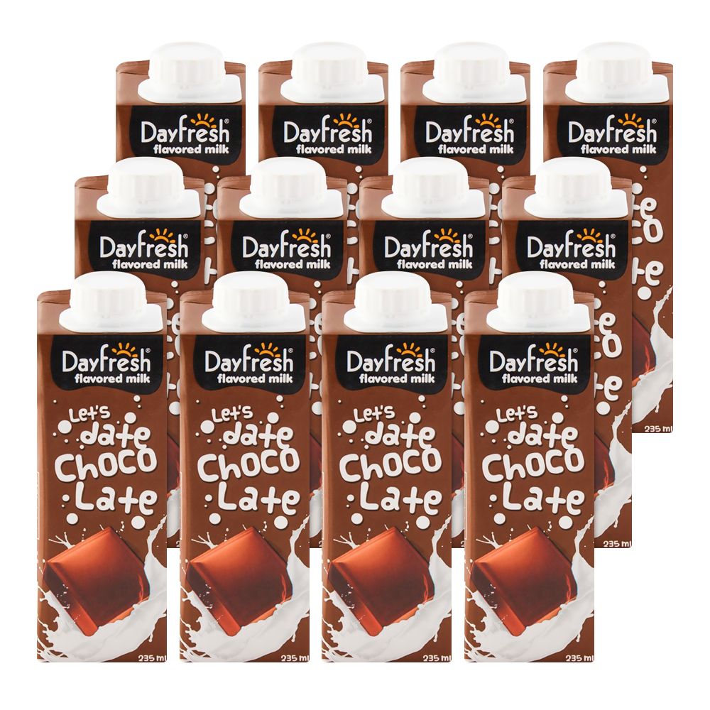 Day Fresh Chocolate Milk, 235ml Each, 12-Pack