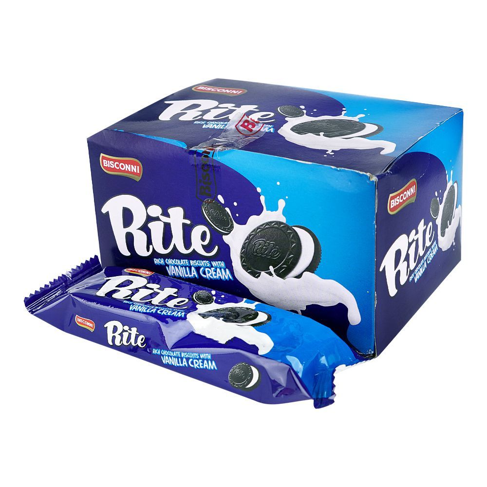 Order Bisconni Rite Chocolate Biscuit With Vanilla Cream, 45g Each, 10 ...
