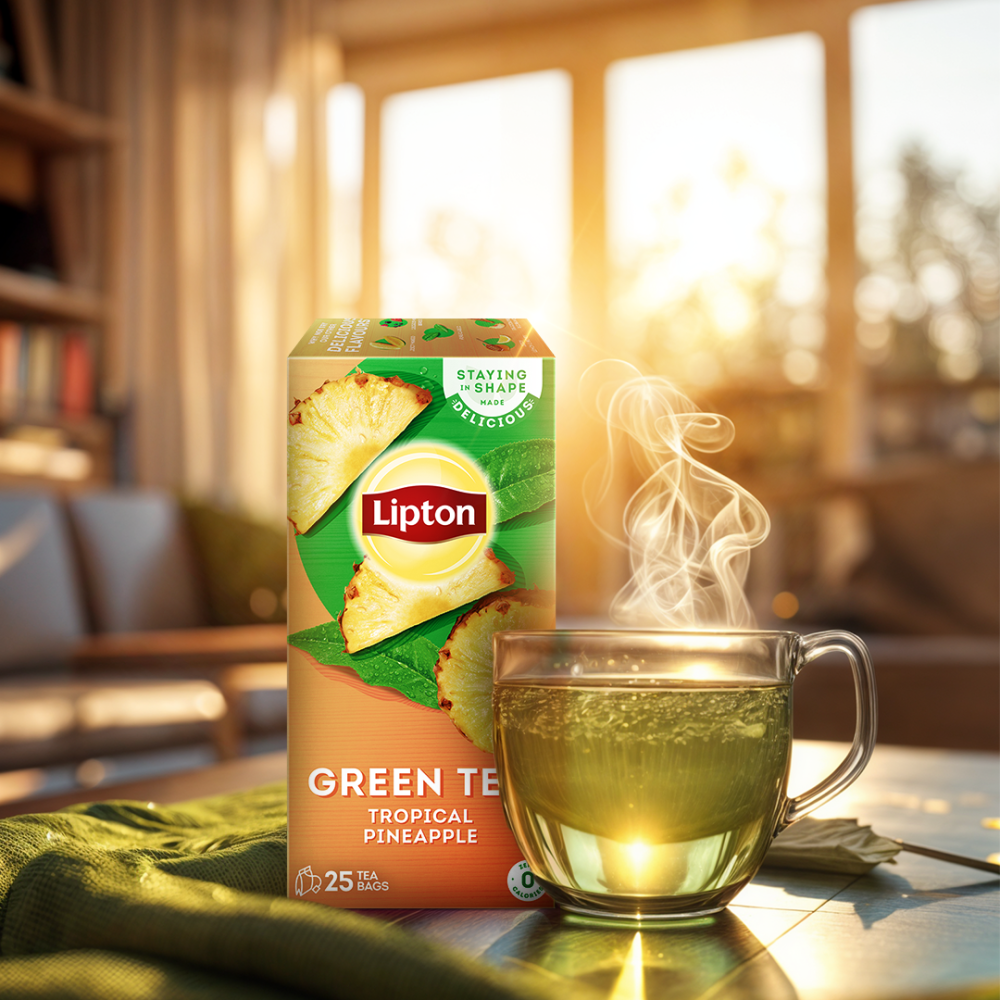 Buy Lipton Tropical Pineapple Green Tea Bags, 25-Pack Online at Special ...