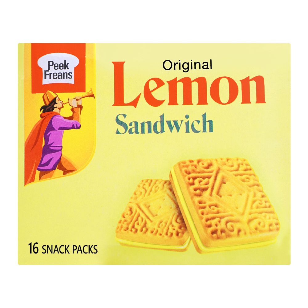 Peek Freans Original Lemon Sandwich, 16-Snack Pack