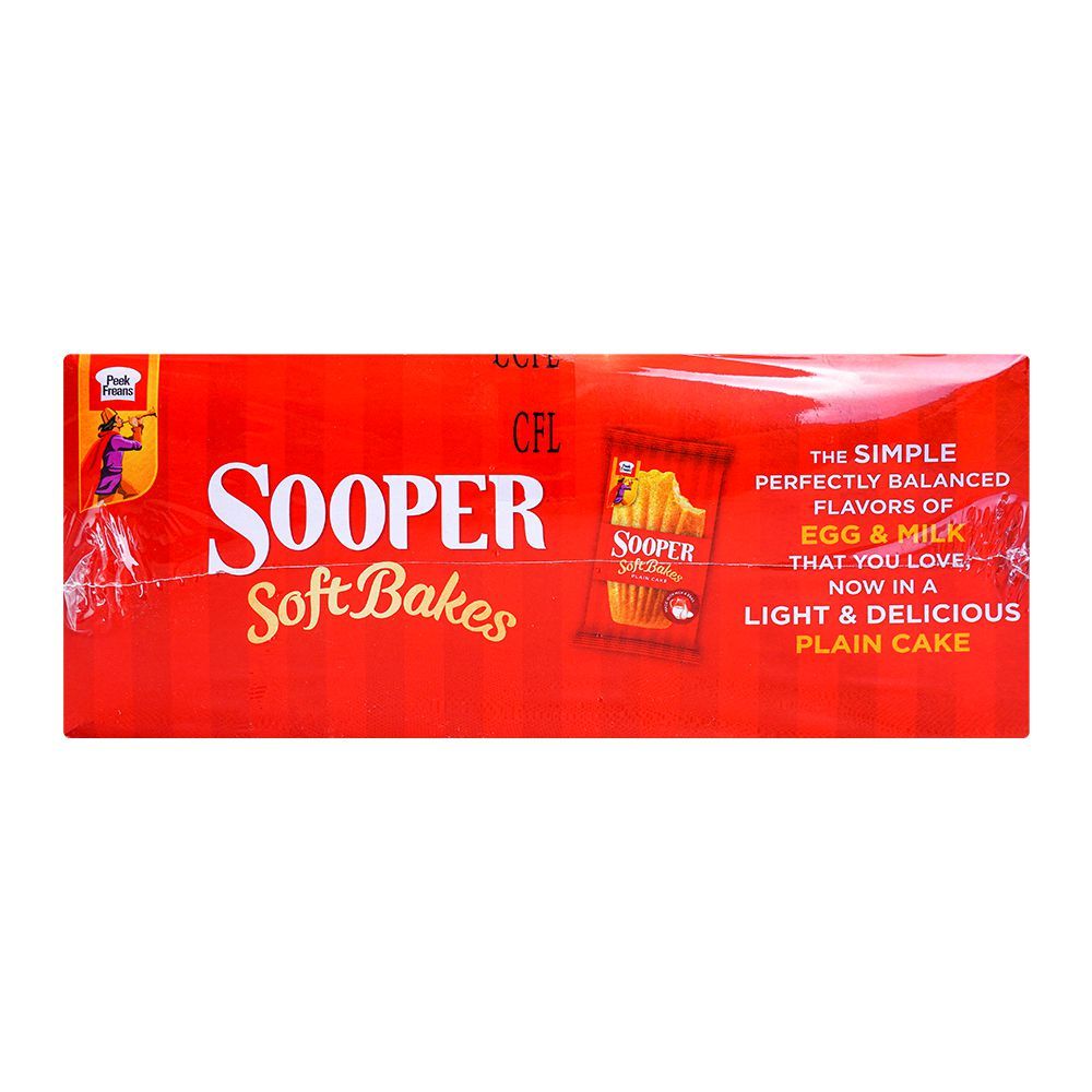 Peek Freans Sooper Soft Bakes Plain Cake, 12-Pack