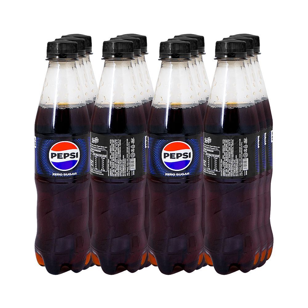 Order Pepsi Black, Bold Taste No Calories, Pet Bottle, 345ml, 12 Pieces ...