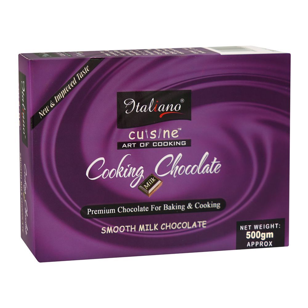 Buy Italiano Cooking Chocolate, Smooth Milk Chocolate, 500g Online at ...