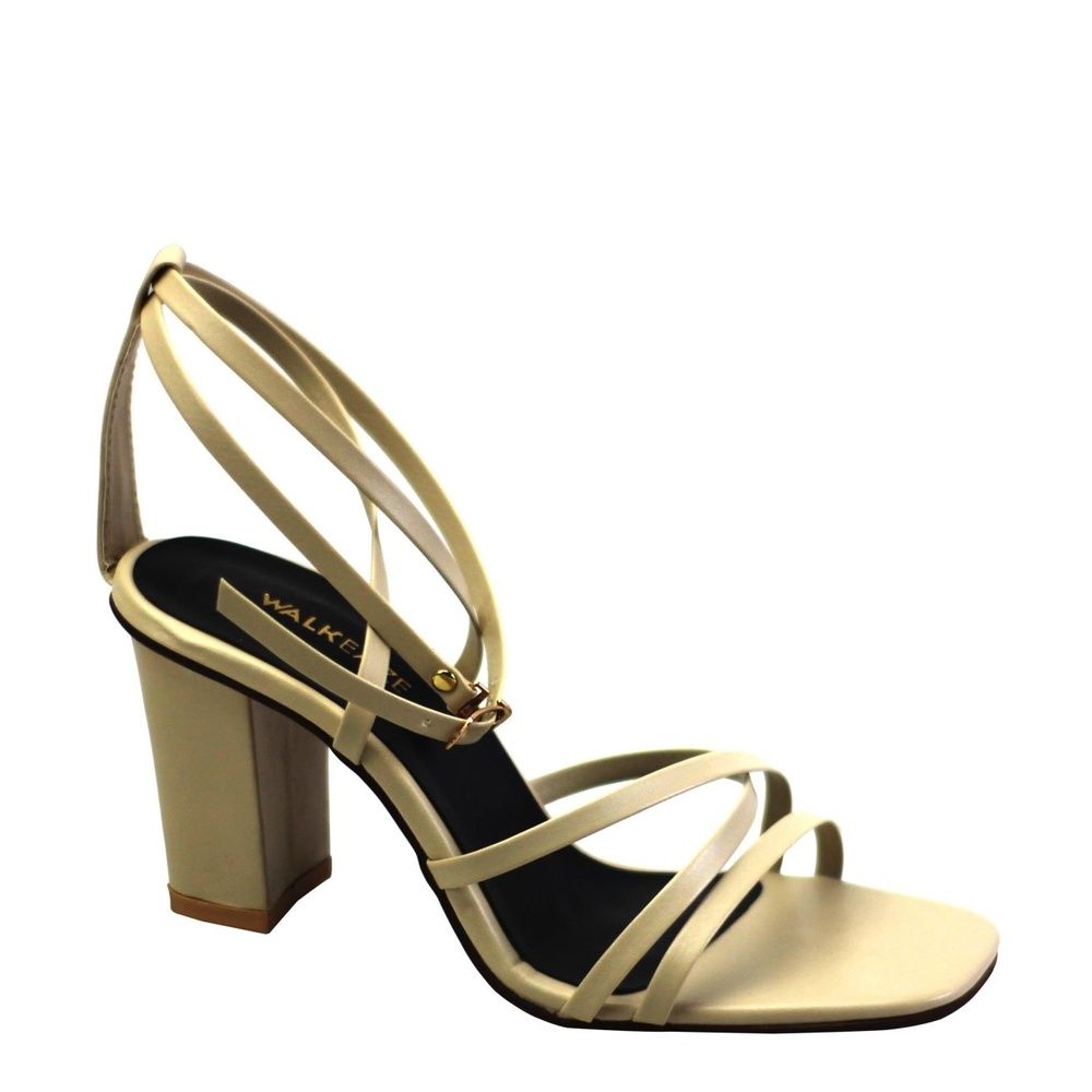 Walkeaze Women Formal Block Heel, Fawn, 62447S