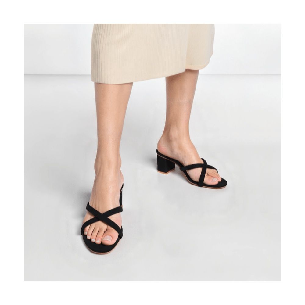 Walkeaze Women Formal Block Heel, Black, 62621S