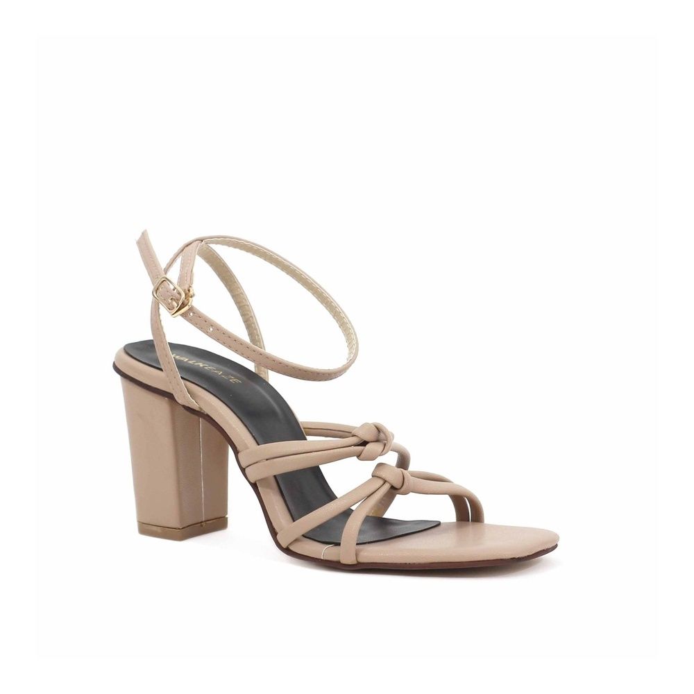 Walkeaze Women Formal Block Heel, Fawn, 62888S