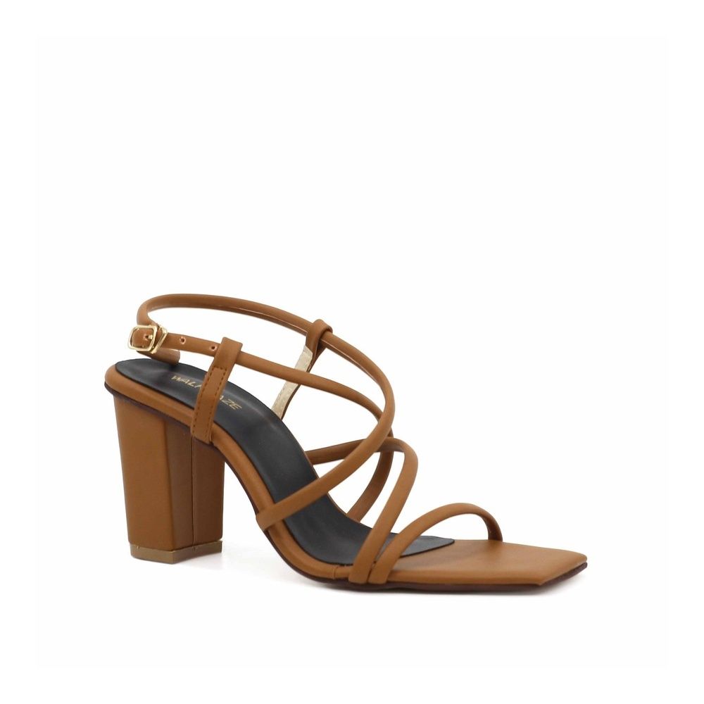 Walkeaze Women Formal Block Heel, Mustard, 62890S
