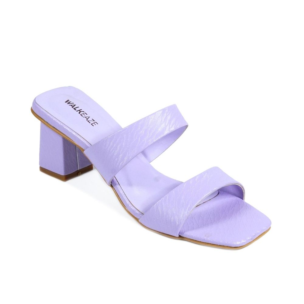 Walkeaze Women Formal Block Heel, Purple, 62948S