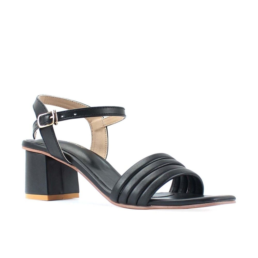 Walkeaze Women Formal Block Heel, Black, 74719S