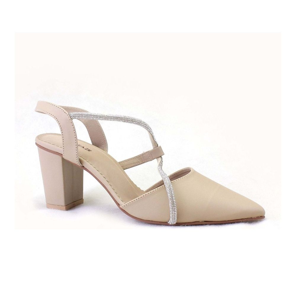 Walkeaze Women Formal Slingback, Fawn, 62261S
