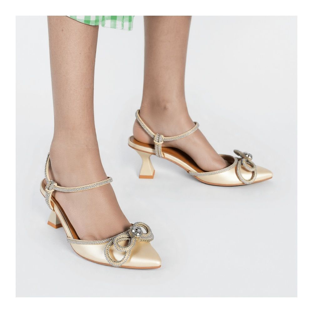 Walkeaze Women Formal Court Shoes, Fawn, 62723S