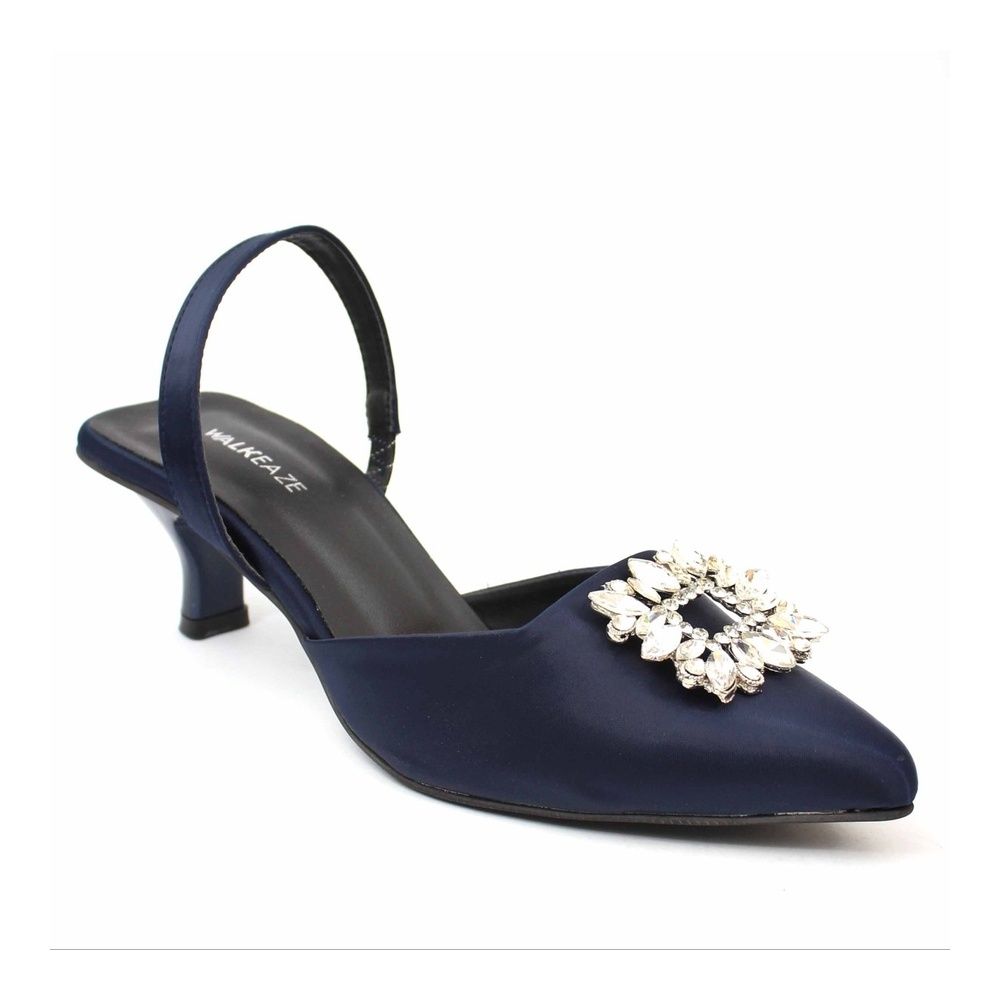 Walkeaze Women Formal Slingback, Blue, 74174S