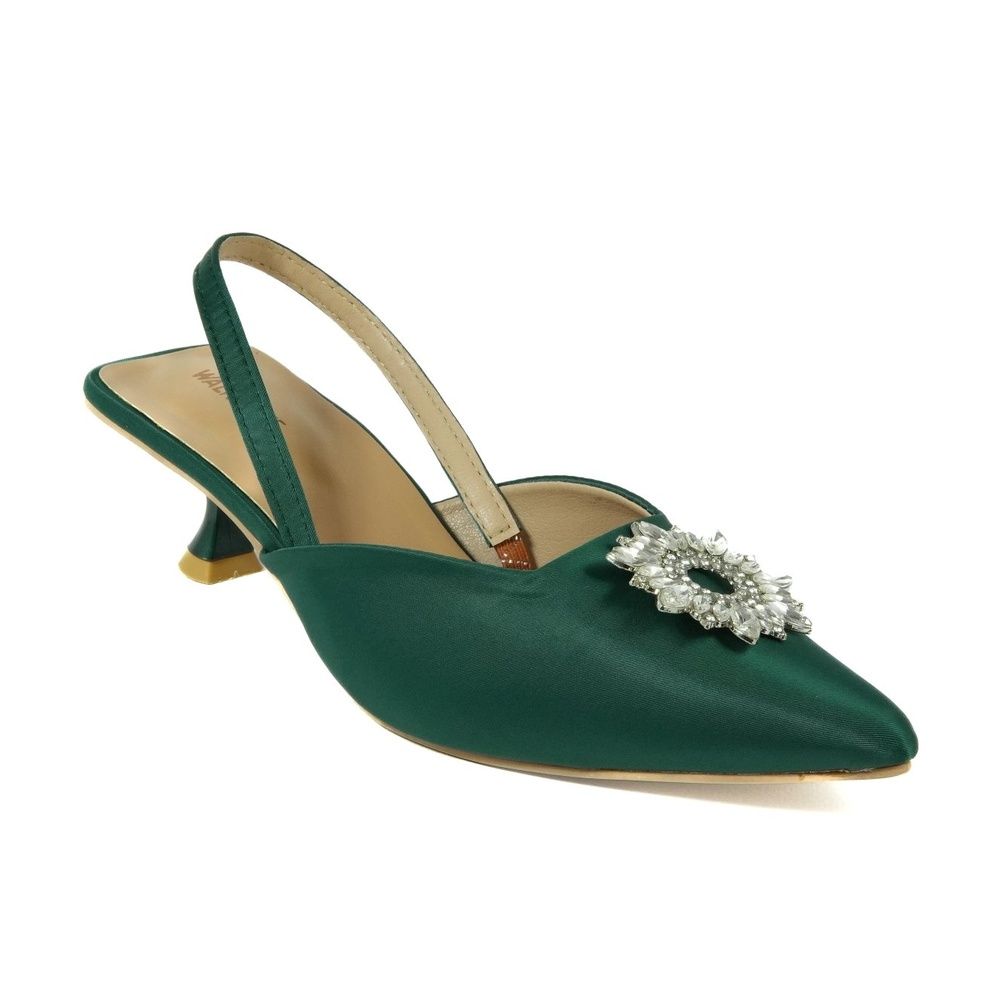 Walkeaze Women Formal Court Shoes, Green, 75084S