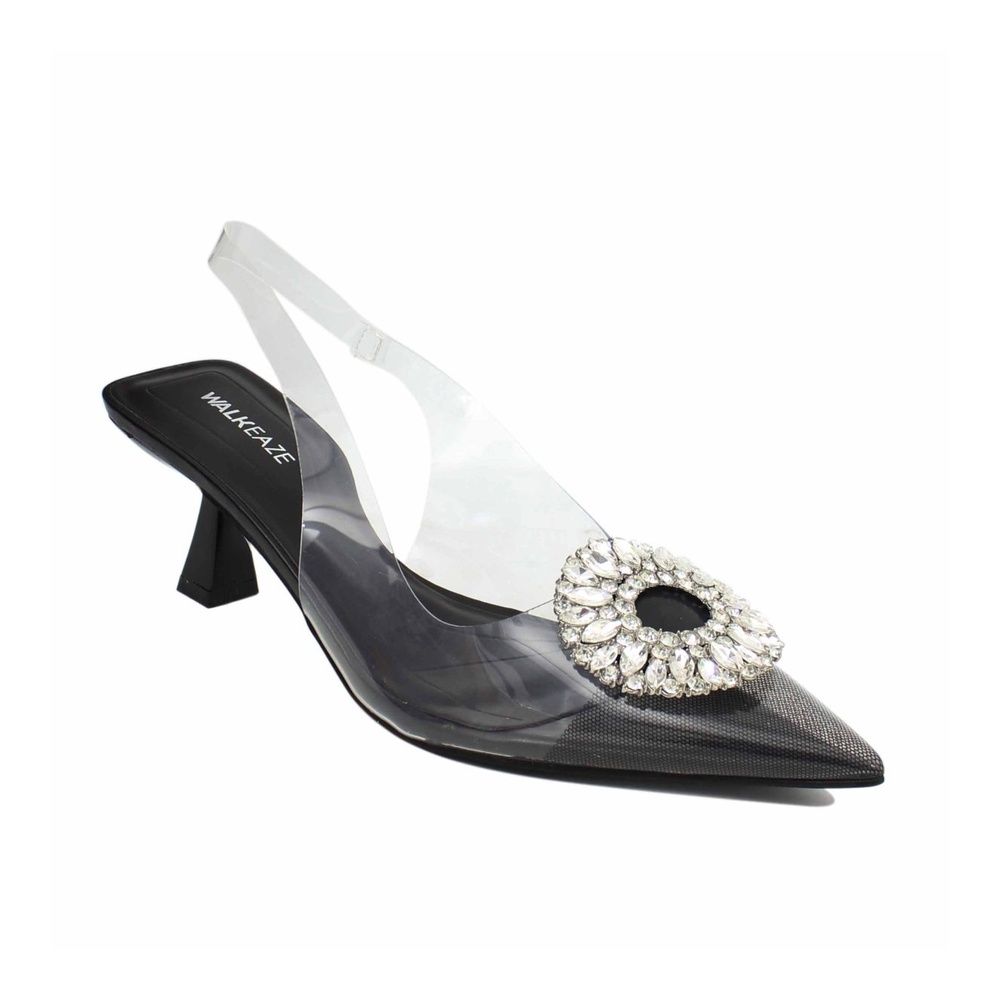Walkeaze Women Formal Slingback, Black, 98339S