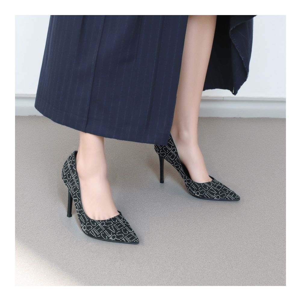 Walkeaze Imported Formal Court Shoes, Black, 98363S