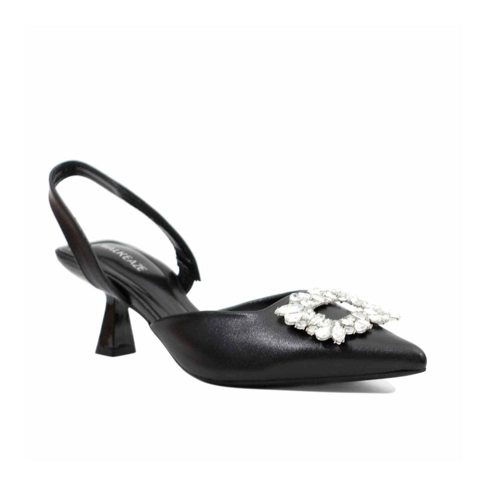 Walkeaze Imported Formal Slingback, Black, 98369S