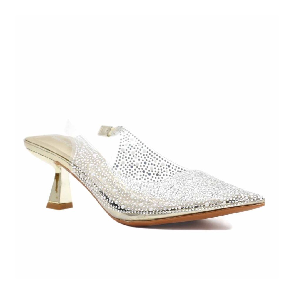Walkeaze Imported Formal Slingback, Golden, 98381S