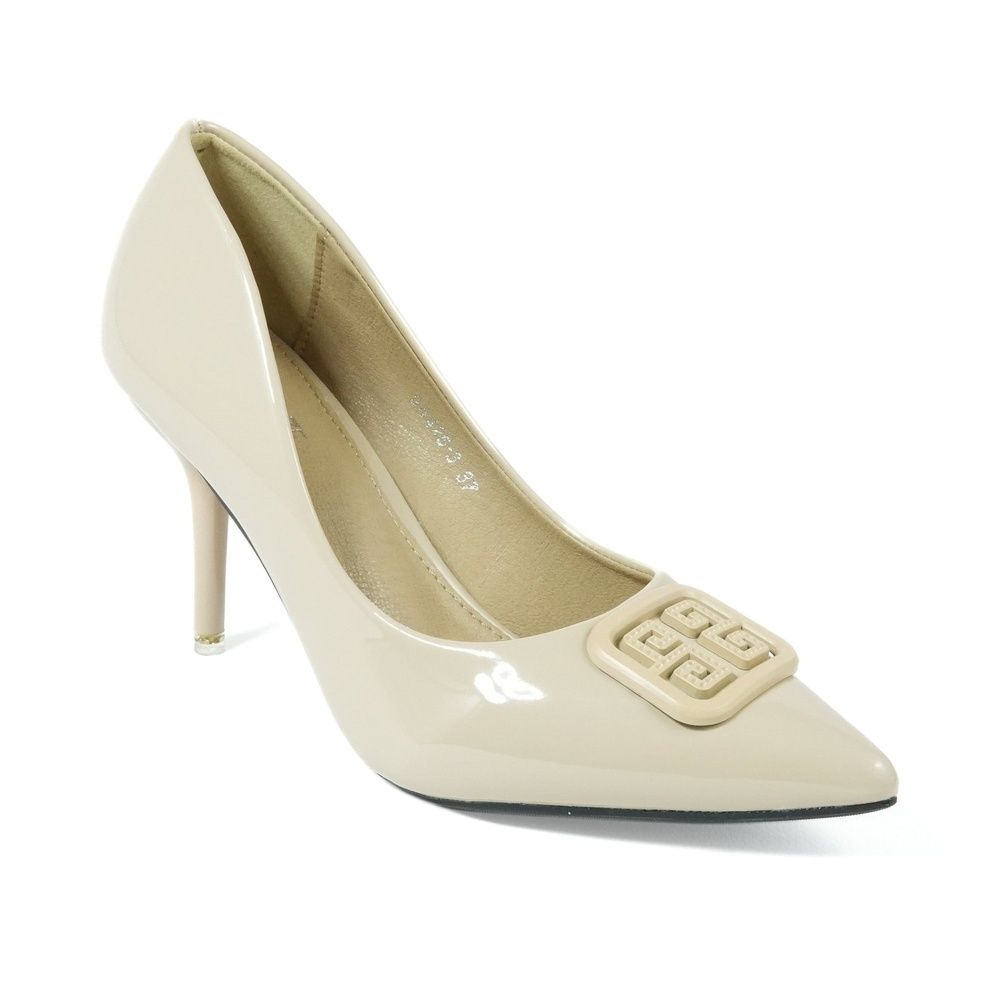 Walkeaze Imported Formal Court Shoes, Beige, 98405S
