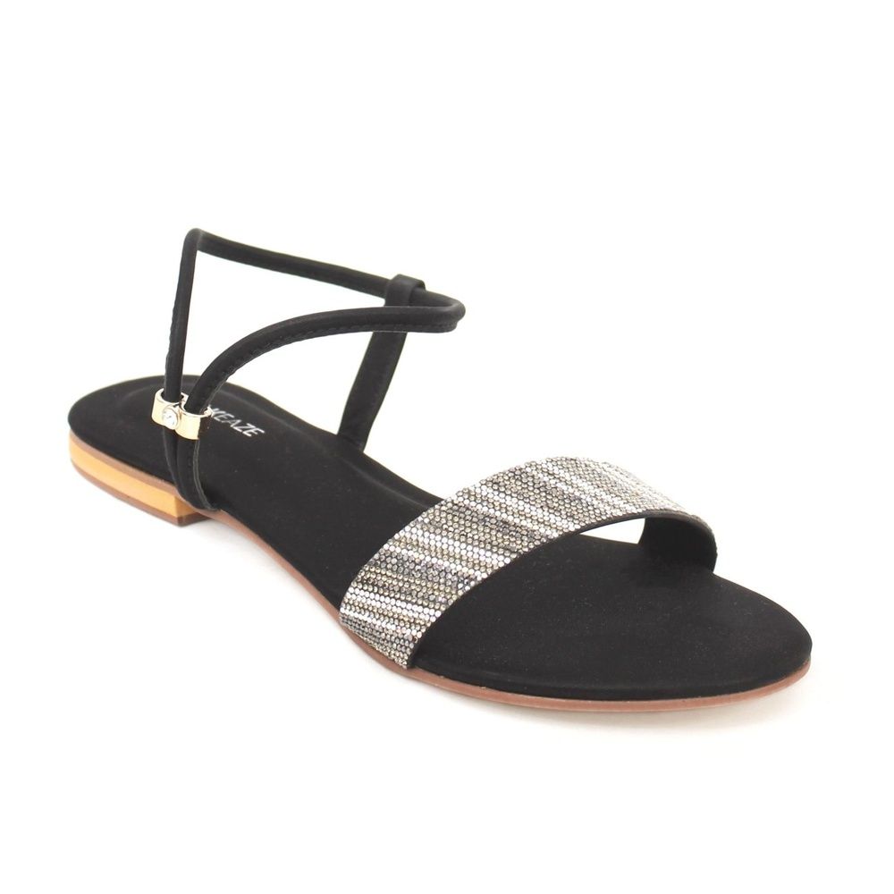 Walkeaze Women Formal Sandals, Black, 40250S