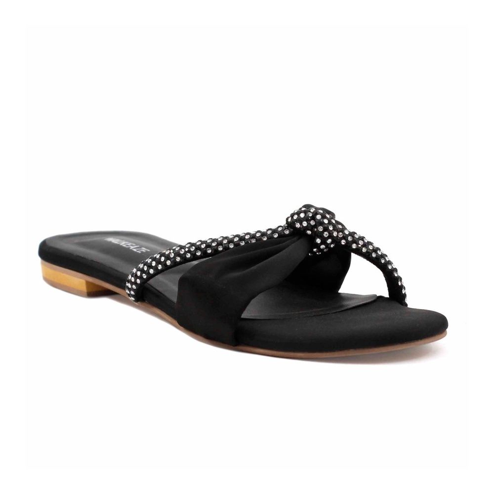Walkeaze Women Formal Slippers, Black, 40102S
